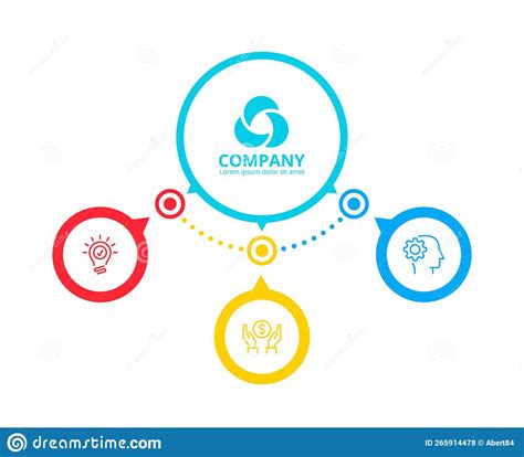 Business Data Visualization Process Chart Abstract Elements Of Graph