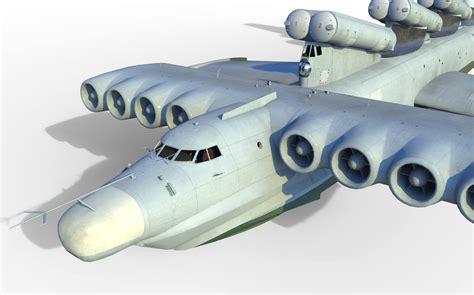 Lun Class Ekranoplan Project 903 3d Model By Citizensnip