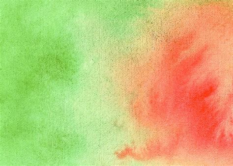 Abstract Red Green Watercolor Texture And Background Design Vector Eps