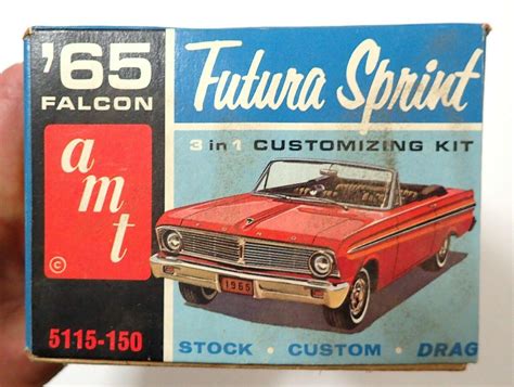 Original Amt 1965 Ford Falcon Futura Sprint 3 In 1 Model Car Kit