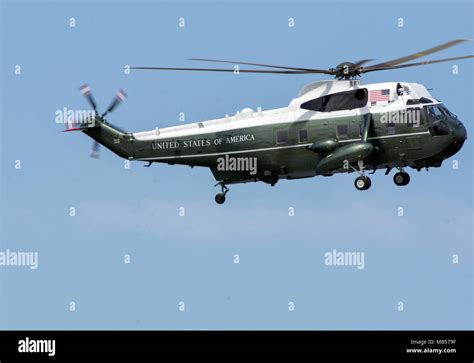 A Us Marine Corps Sikorsky Vh 3d Sea King Helicopter Assigned To