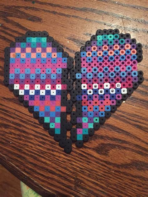 Bff Heart Perler Bead Patterns