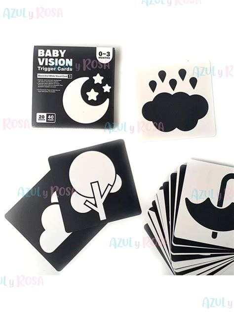 Tarjetas En Blanco Y Negro Para Bebés Tarjetas De Fieltro Blanco Y