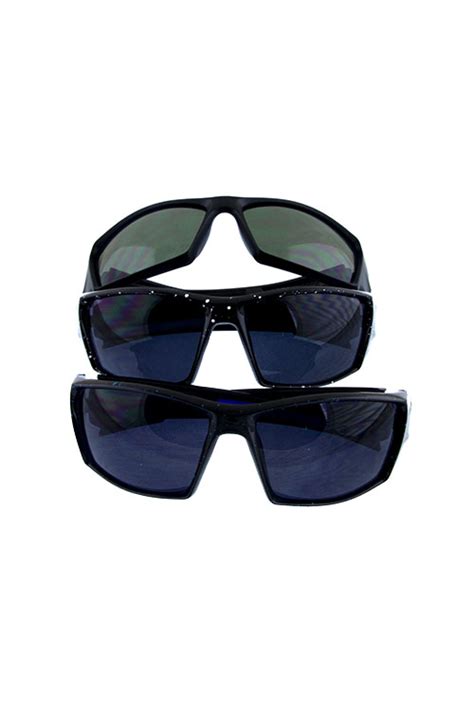 Mens Action Plastic Square Plastic Sunglasses V Ek82655 City Sunglass