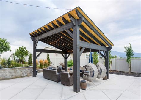 Modern Timber Cabana Design Western Timber Frame