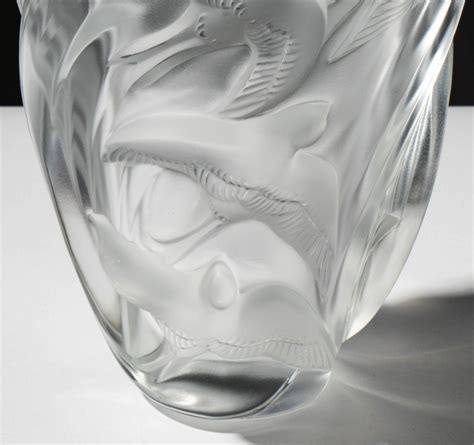 Lalique Crystal Martinets Vase C 1920s For Sale At 1stdibs