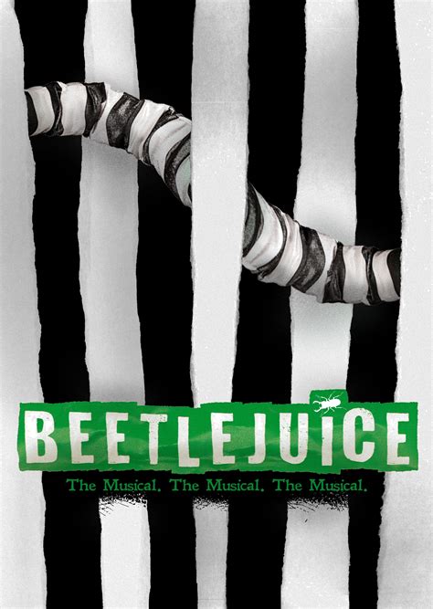 Artstation Beetlejuice The Musical Poster Redesign