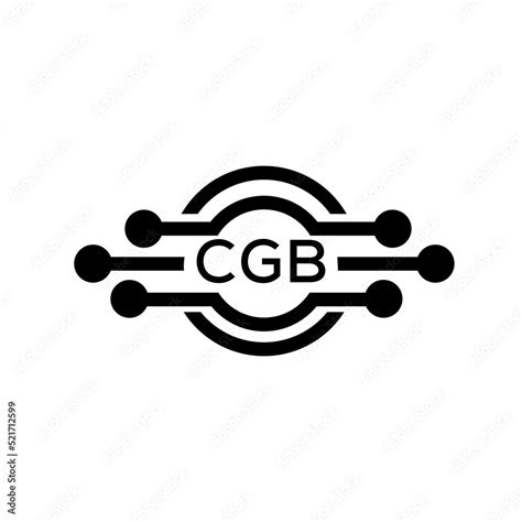 Vecteur Stock Cgb Letter Logo Cgb Best White Background Vector Image
