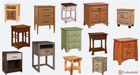 15 Styles And Types Of Nightstands Youll Love Cabinfield Blog