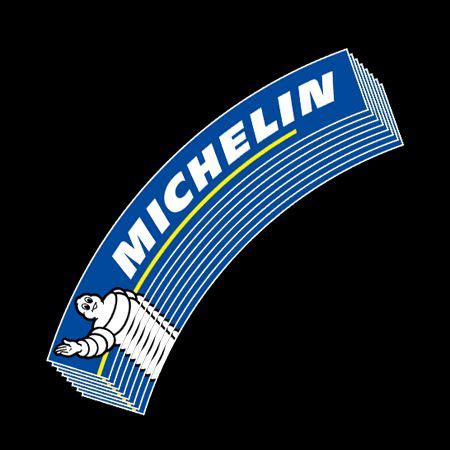Blue And White Michelin Man Tire Decals Tire Stickers