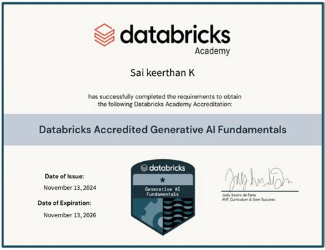 Dailyai Generativeai Databricks Ai Machinelearning Certification