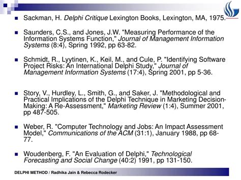 Ppt Delphi Method Powerpoint Presentation Free Download Id4011591