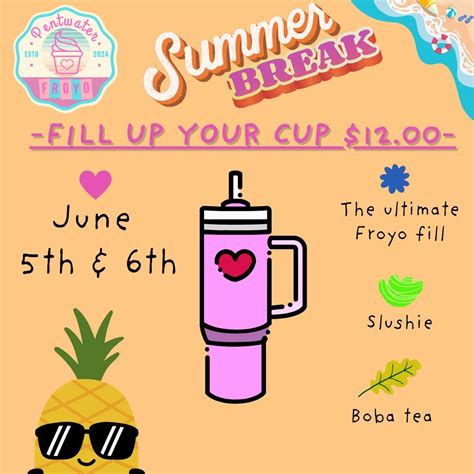 Fill Up Your Cup Froyo Slushie Or Boba Tea 215 S Hancock St