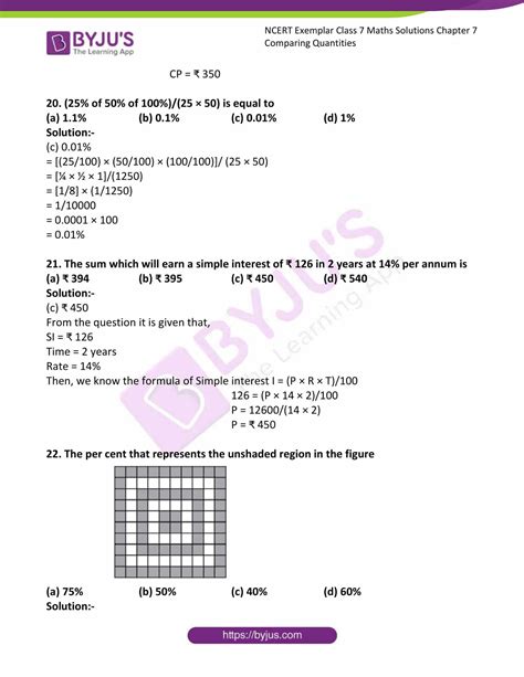 Ncert Exemplar Solutions For Class 7 Maths Chapter 7 Comparing