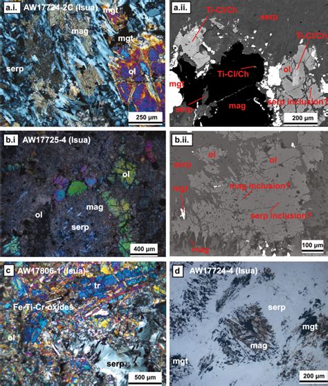 Representative Thin Section Microphotographs And Scanning Electron