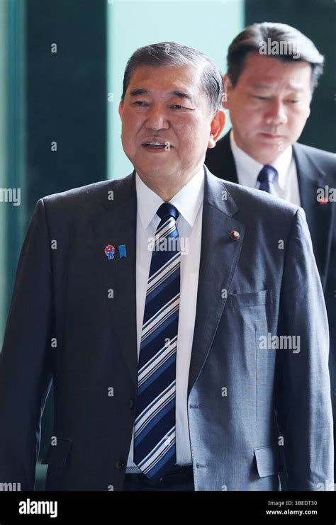 Japanese Prime Minister Shigeru Ishiba Arrives At Prime Ministers
