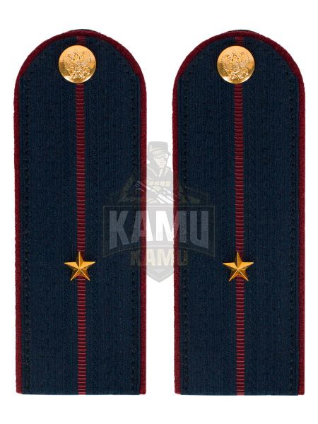 Погоны ФСИН на КИТЕЛЬ картон (в сборе) укомплектованные с фурнитурой ...