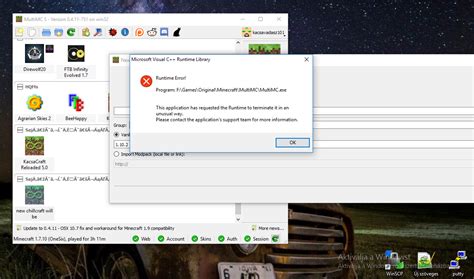 Multimc Crash When Create A New Instance · Issue 1651 · Multimc