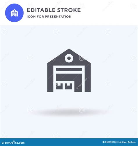 Data Warehouse Icon Vector Filled Flat Sign Solid Pictogram Isolated