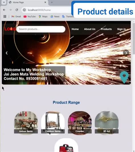 Fullstack Web Development Project 1 Product Details Page 3d