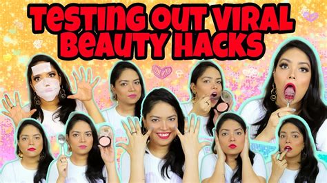 Testing Out Viral Weird Beauty And Makeup Hacks Do They Really Work