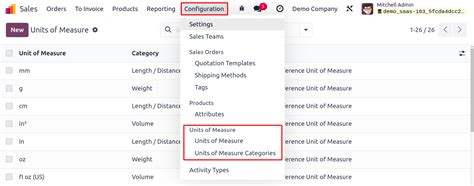 units of measures in odoo 17 sales odoo v17 enterprise edition book