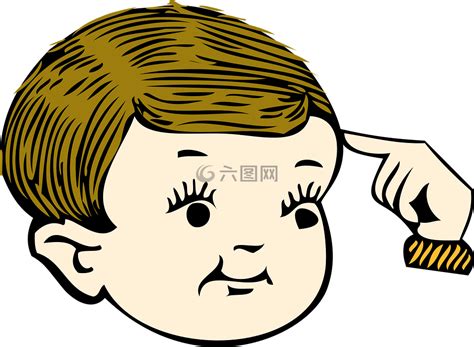 字母词图片 头 指着头高清图库素材免费下载 图片编号 六图网