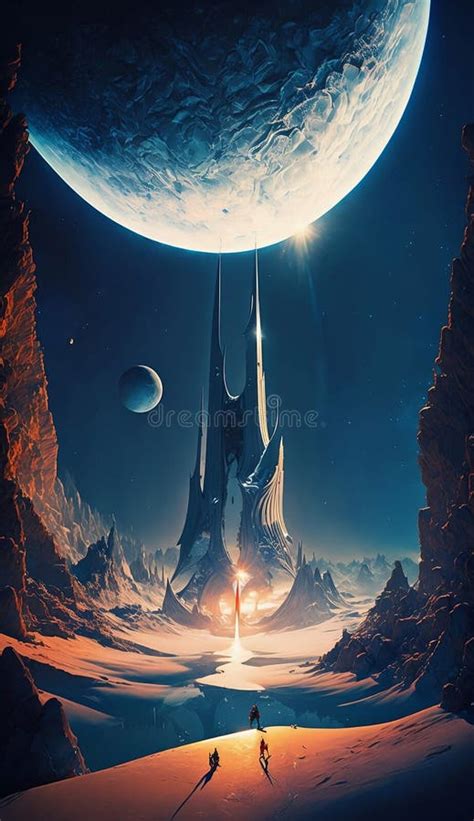 Illustration Of Future World Stock Illustration Illustration Of