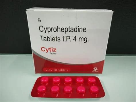Cyproheptadine Tablets At ₹ 80stripe Brain And Nervous System Drugs In