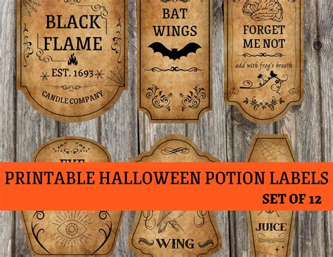Free Printable Vintage Bottle Labels