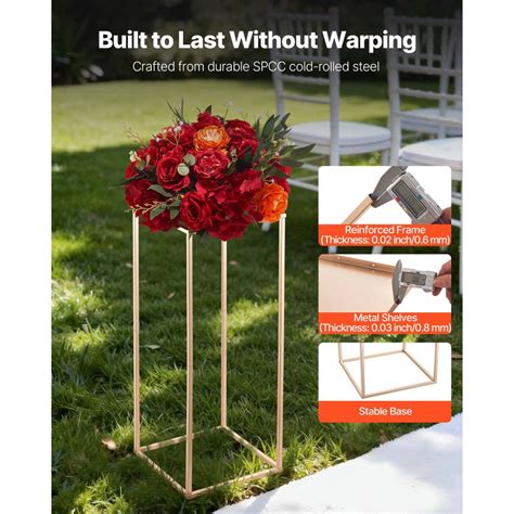 Vevor Wedding Flower Stand 10pcs 2362 Inch Column Flower Stand