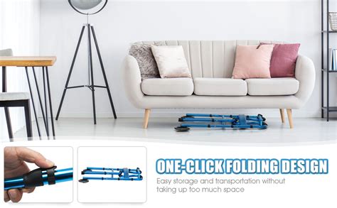 Aluminum Heavy Duty Folding Wheeled Stand Assist Walker Costway