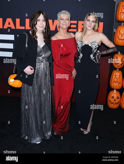 Hollywood Usa 11th Oct 2022 Annie Guest Jamie Lee Curtis Ruby