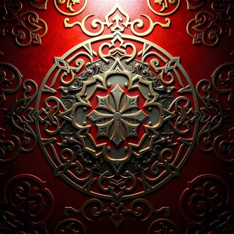 A Bold Graphic Background With Repeating Patterns Stock Illustration Illustration Of