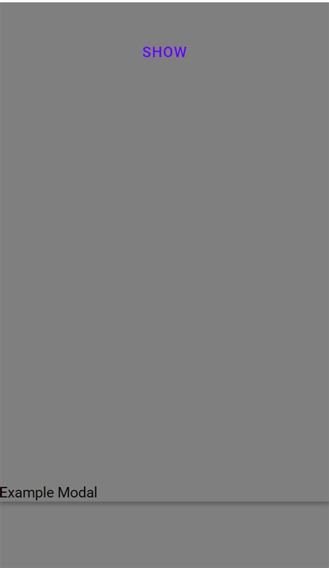 Modal Is Not Showing Correctly · Issue 2245 · Callstackreact Native Paper · Github