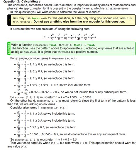 [solved] Question 2 Calculating E The Constant E Solutioninn
