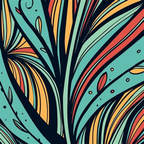 Premium Vector Colorful Linear Abstract Background