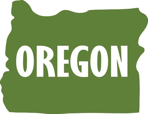 Outline Drawing Of Oregon State Map 26573755 Png