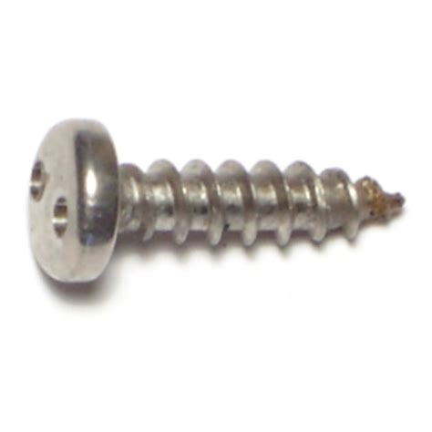10 X 34 18 8 Stainless Steel Spanner Security Pan Head Sheet Metal Screws