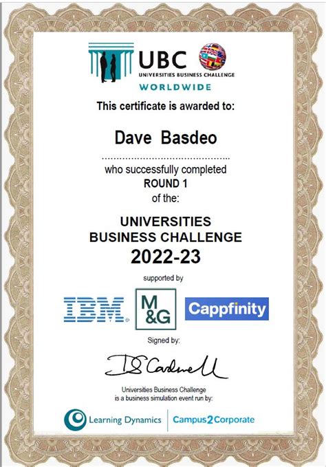 Ubcworldwide Bayesbusinessschool Cityuol Dave Basdeo