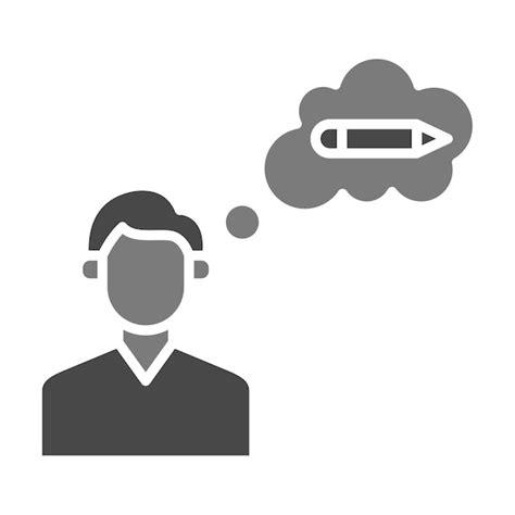 Premium Vector Thinking Icon