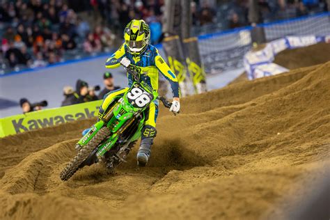 Drew Adams Finishes Eighth In Pro Supercross Debut At 2025 Anaheim 2 Sx
