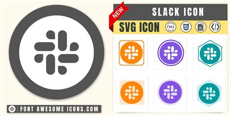 Slack Icon Svg Code — Download Path Html