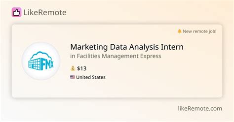 📩 Marketing Data Analysis Intern At 🏢 Facilities Management Express