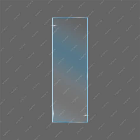 Premium Vector Glass Plate Design Element Shine Effect Sign Photo