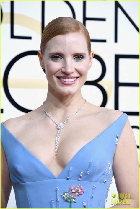 Jessica Chastains Golden Globes 2017 Look Is Prada Perfect Photo