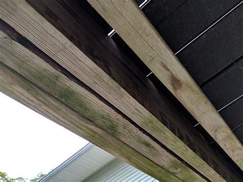 Railing Attaching A Surface Mount Deck Post Into Tripled Up Joists