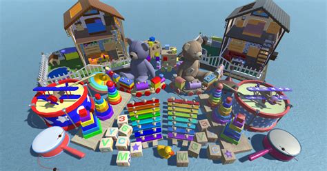 3d Collection Of Toys 3d 소품 Unity Asset Store