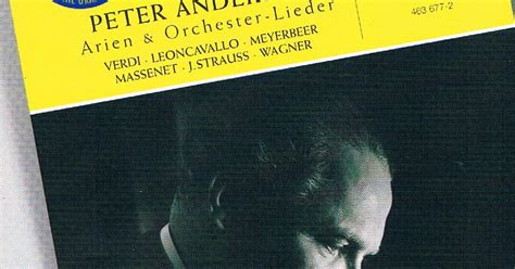 Afina Tus Oidos Anders Peter Tenor Arien And Orchester Lieder