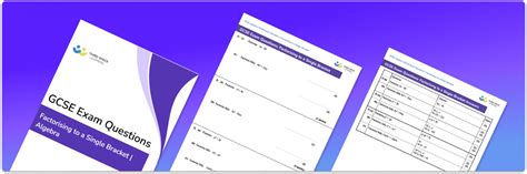 Factorising To A Single Bracket Exam Questions Gcse Maths [free]